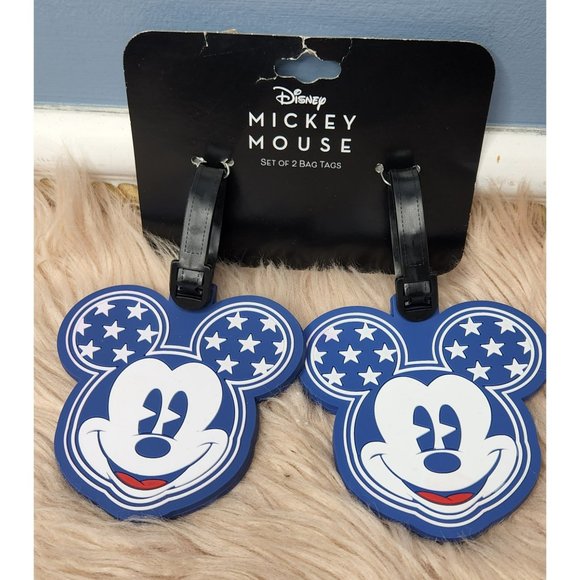Disney | Bags | Nwt Disney Mickey Mouse Travel Id Card Tag 2 Pack ...